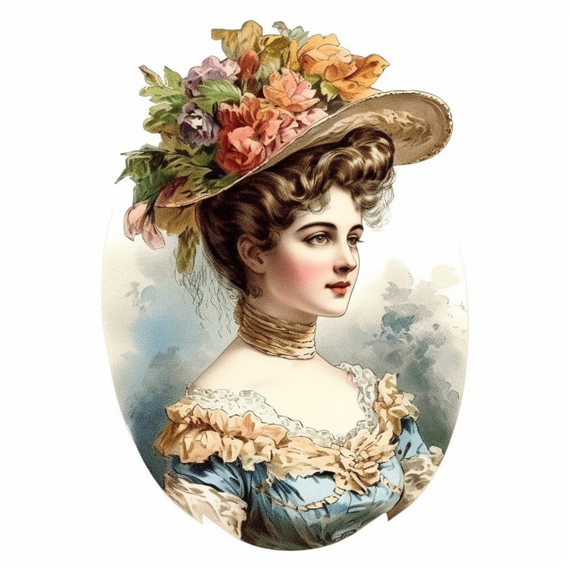 16 Victorian Ladies Portraits Atc Cards Printable Instant - Etsy