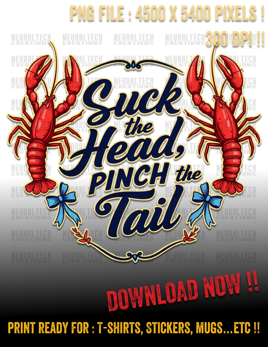 Crawfish Boil Season Seasoning PNG Design Transparent Sub Crawdad ...