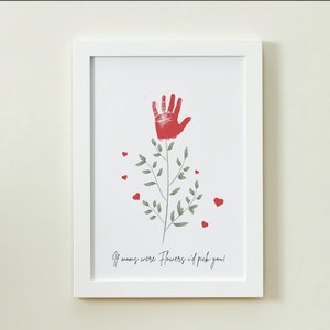 BUNDLE Handprint Craft Art, Printable Mothers Day, for Mom or Grandma ...
