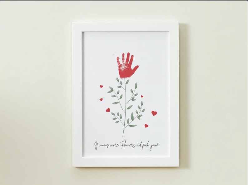 BUNDLE Handprint Craft Art, Printable Mothers Day, for Mom or Grandma ...