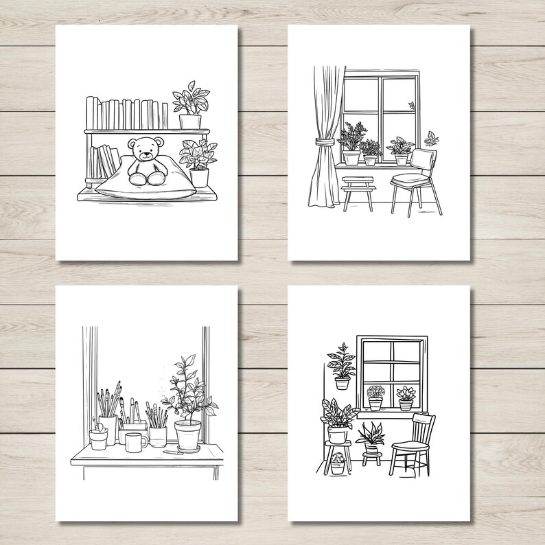 Comfort and Cozy Space Coloring Book | 50 Fun Pages | Bold and Relaxing ...