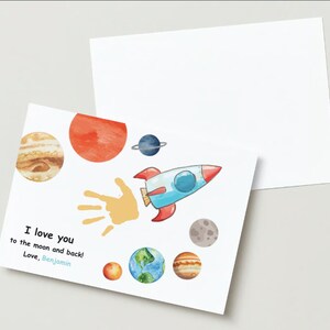 SPACE Happy Mother's Day Card Printable Mother's Day Card Mothers Day ...