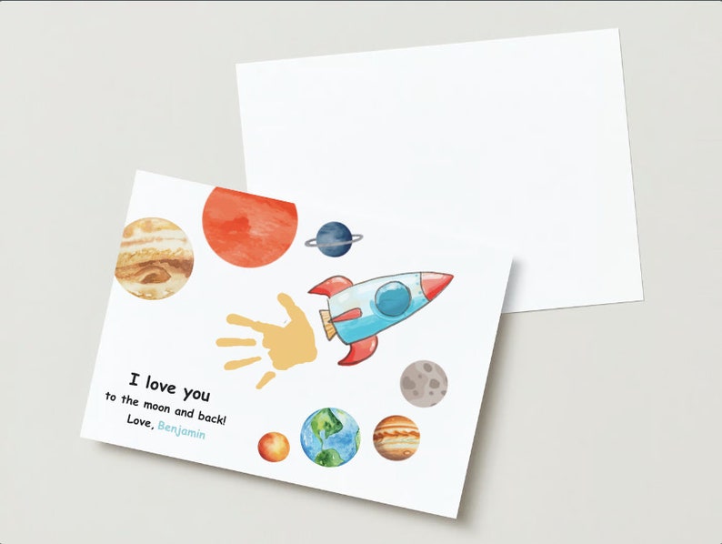 SPACE Happy Mother's Day Card Printable Mother's Day Card Mothers Day ...