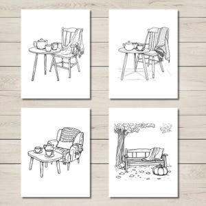 Comfort and Cozy Space Coloring Book | 50 Fun Pages | Bold and Relaxing ...