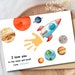 SPACE Happy Mother's Day Card Printable Mother's Day Card Mothers Day ...