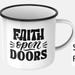 Faith Open Doors | Digital Download | PNG | SVG | Bible Verse | Bible ...