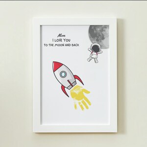 BUNDLE Handprint Craft Art, Printable Mothers Day, for Mom or Grandma ...