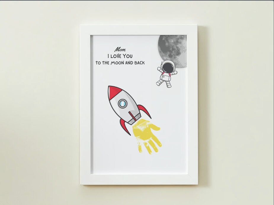 BUNDLE Handprint Craft Art, Printable Mothers Day, for Mom or Grandma ...