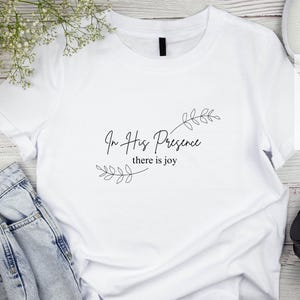 In His Presence There is Joy | PNG | SVG | Digital Download | Christian ...