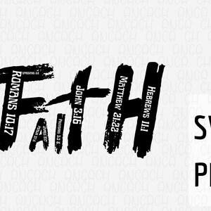 Faith | PNG | SVG | Digital Download | SVG Image for Cricut ...