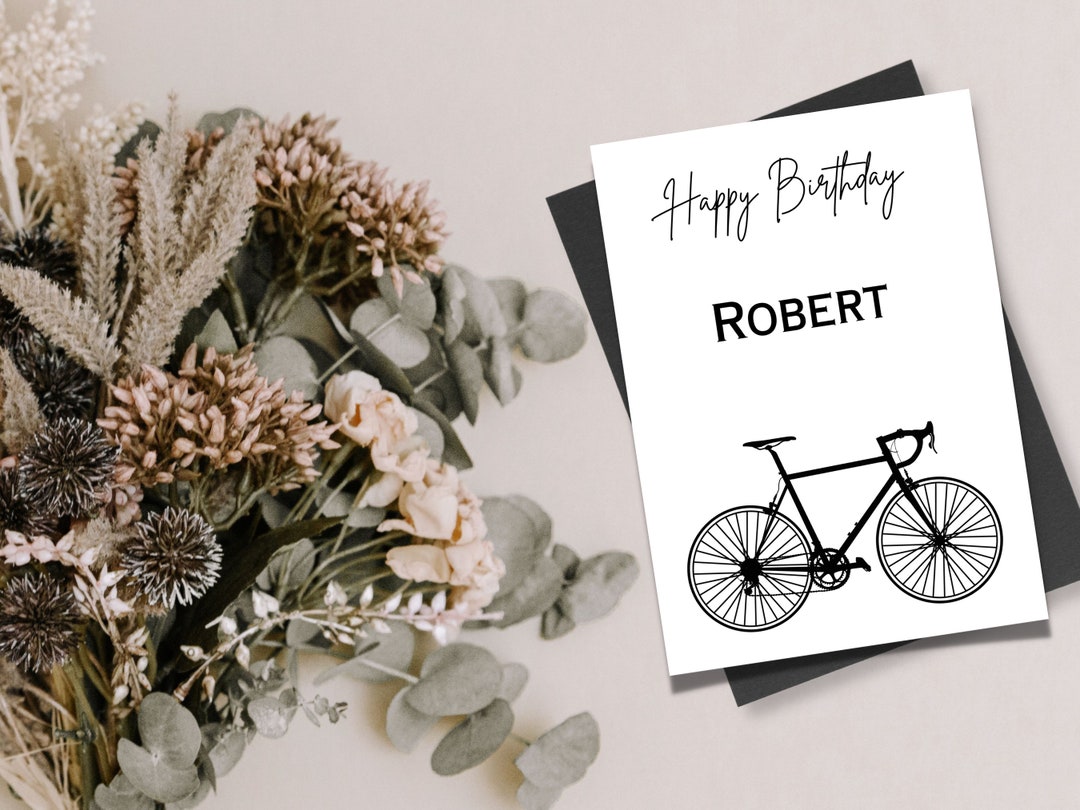 Bike Birthday Greeting Card, Bicycle Card, Bicycles Greeting Card ...
