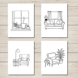 Comfort and Cozy Space Coloring Book | 50 Fun Pages | Bold and Relaxing ...