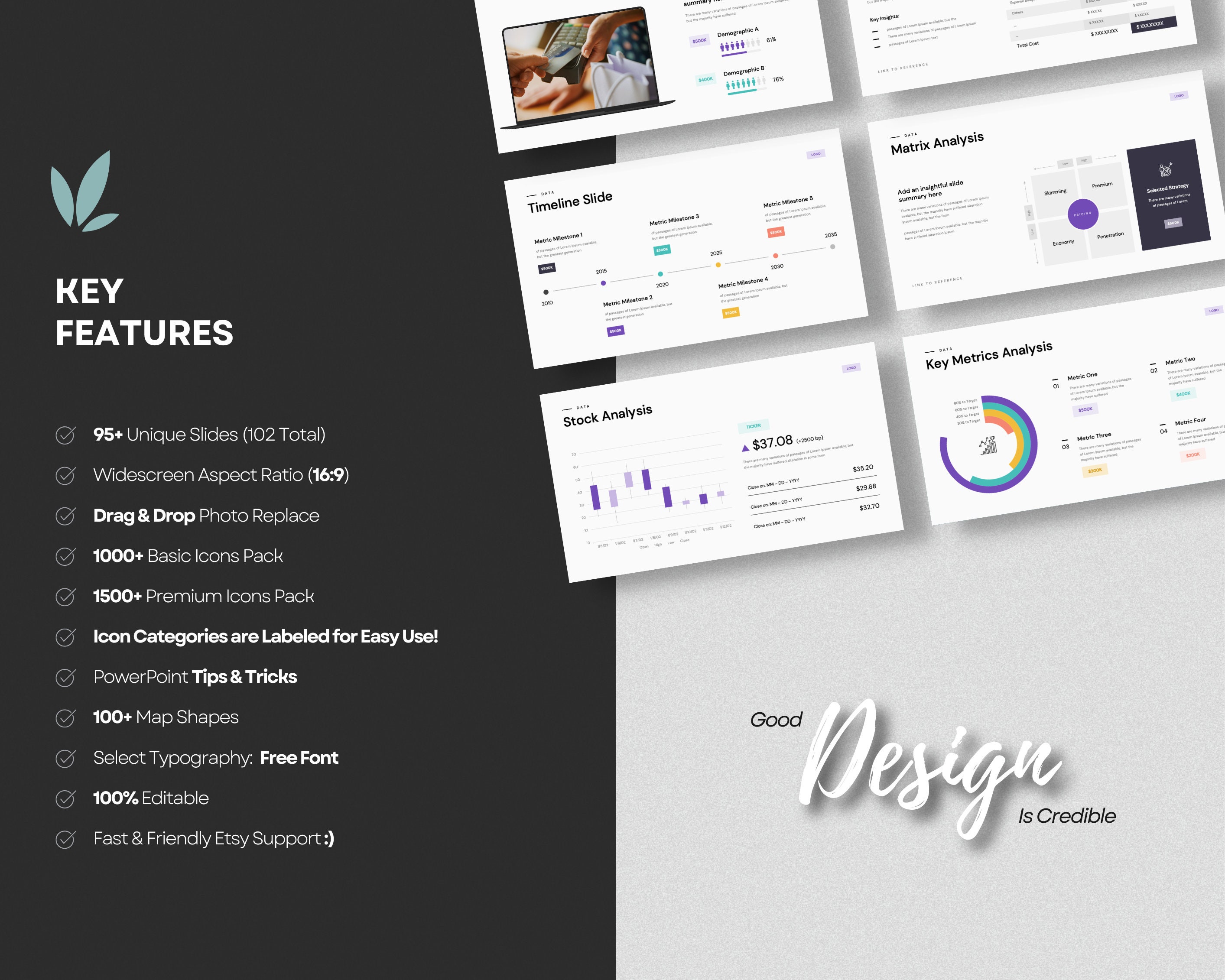 Data Analytics Powerpoint Template (secondary Colors) | Business ...