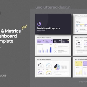 KPI & Metrics Powerpoint Dashboard Layouts | Data Analysis and ...