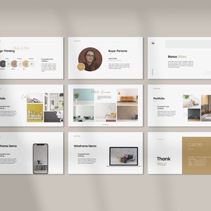 Job Interview Deck Powerpoint Template PPT Template Job Search Resource ...