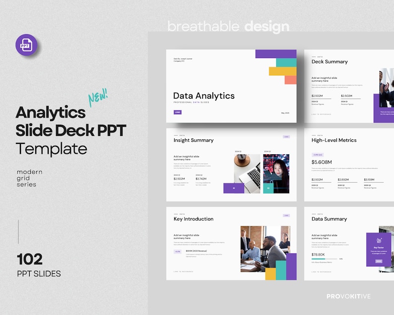 Data Analytics Powerpoint Template (secondary Colors) | Business ...