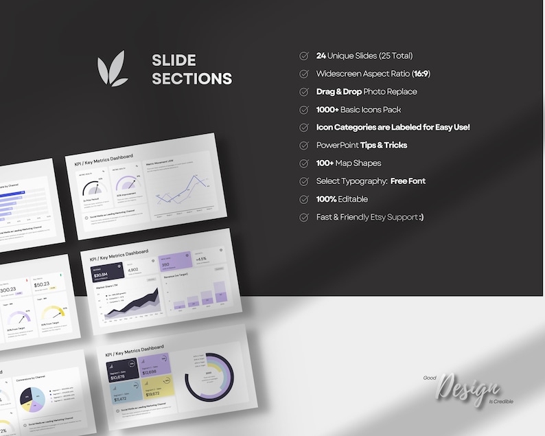 KPI & Metrics Powerpoint Dashboard Layouts | Data Analysis and ...