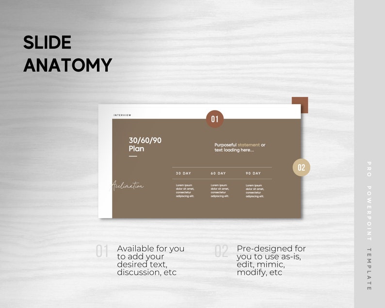 Job Interview Deck Powerpoint Template PPT Template Job Search Resource ...