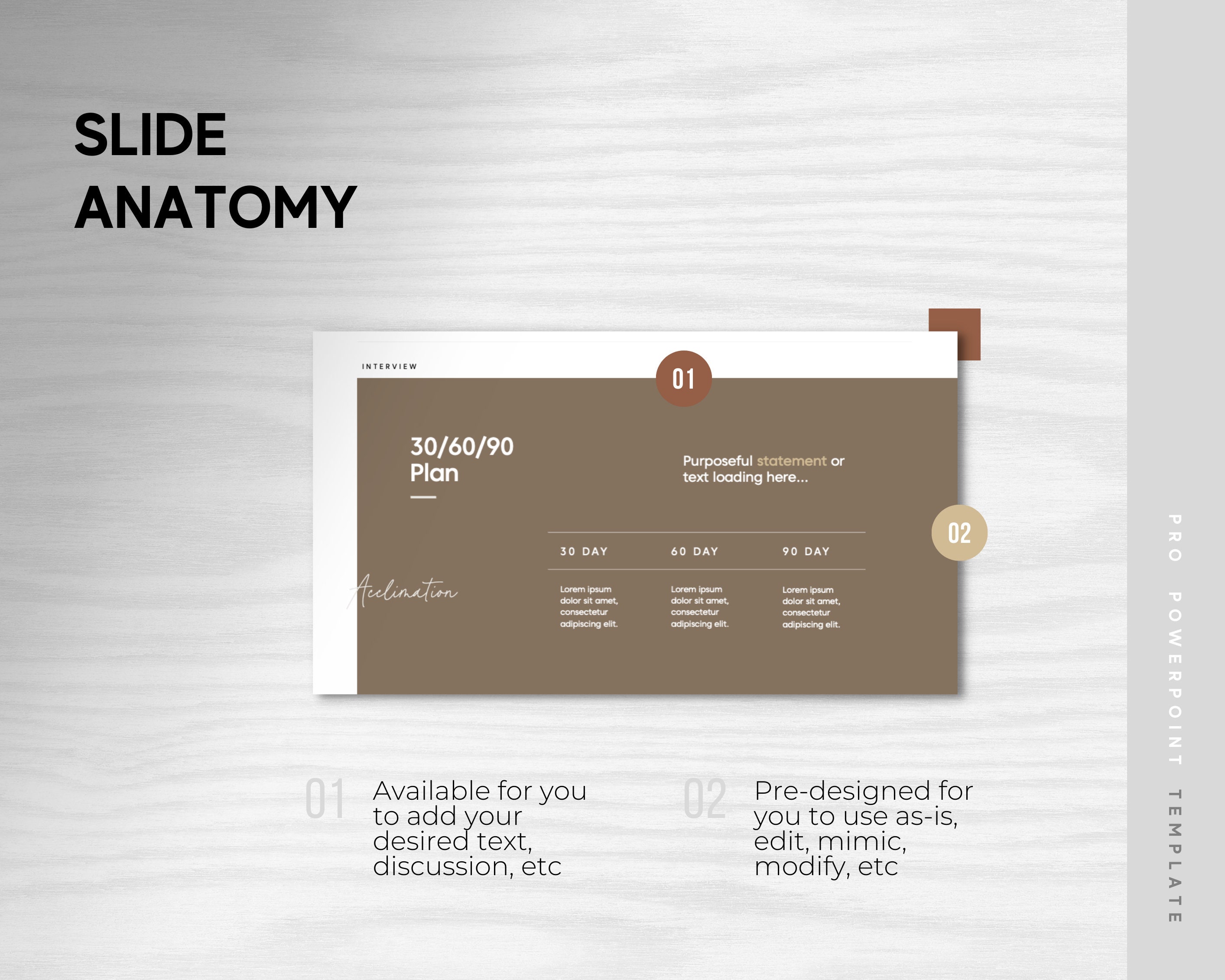 Job Interview Deck Powerpoint Template PPT Template Job Search Resource ...