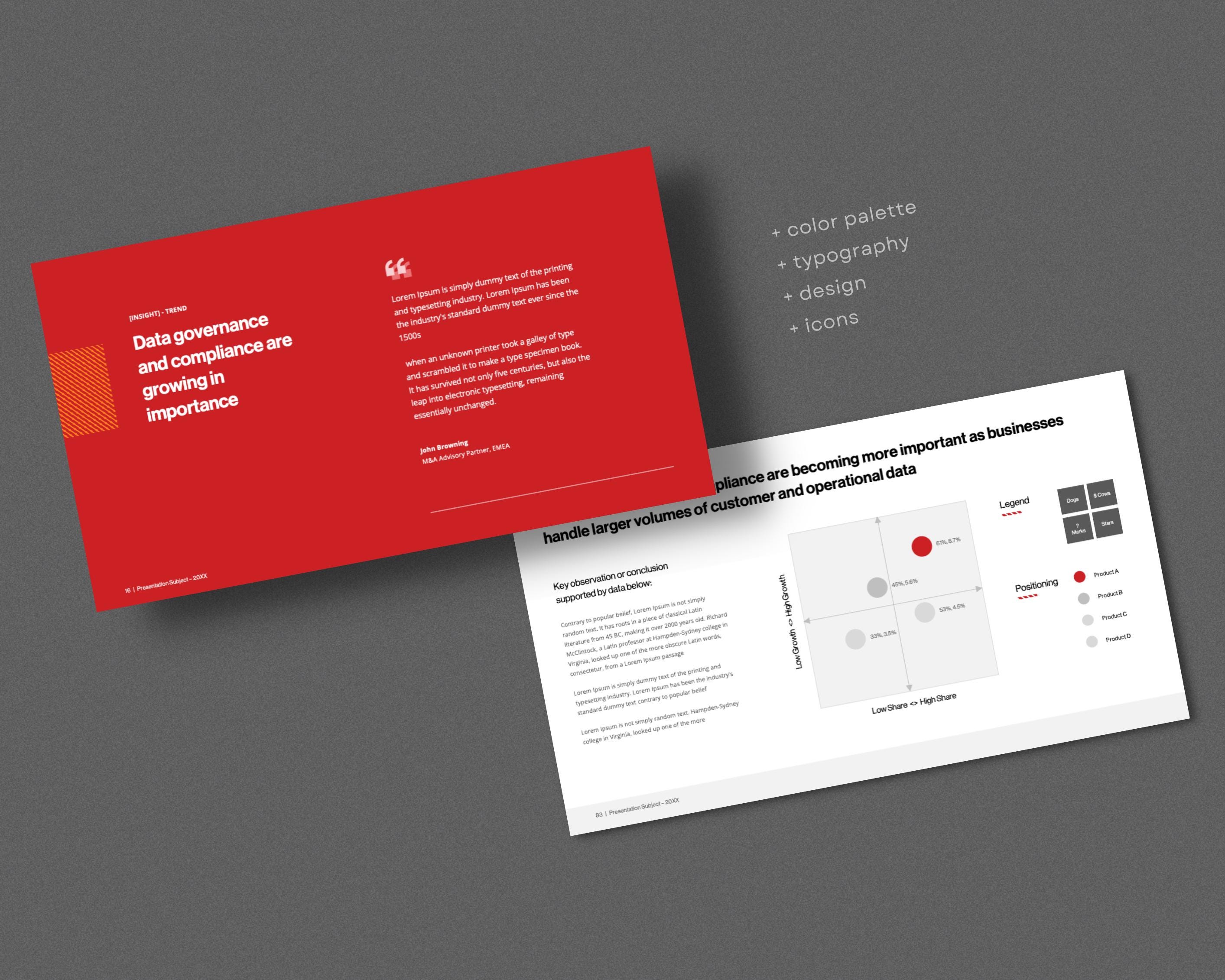NEW! Consulting Presentation & Toolbox | Professional Layouts + Color ...