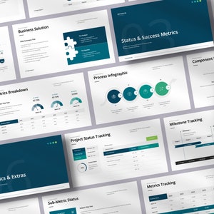 Project Kick-off & Status Report Deck | Project Management | Corporate ...