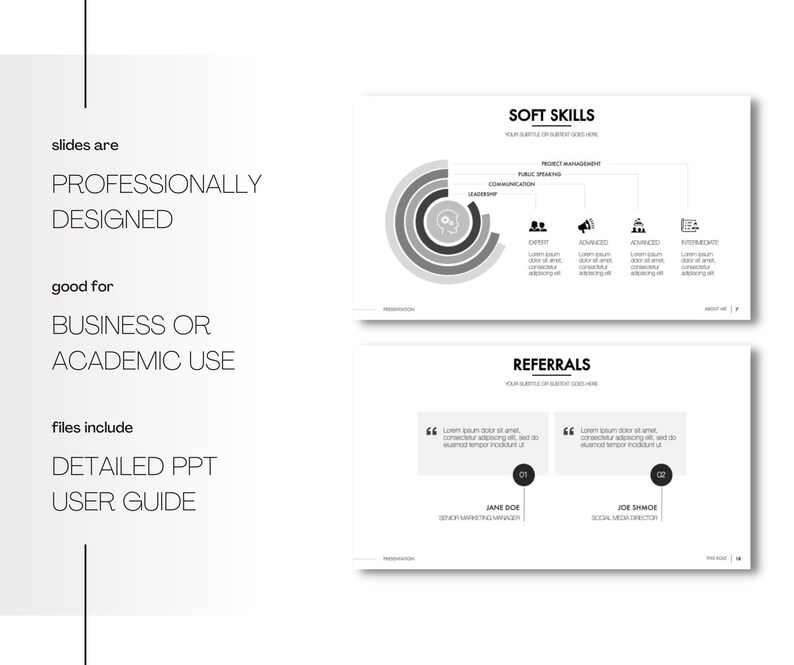 Job Interview Deck Powerpoint Template PPT Template Job - Etsy