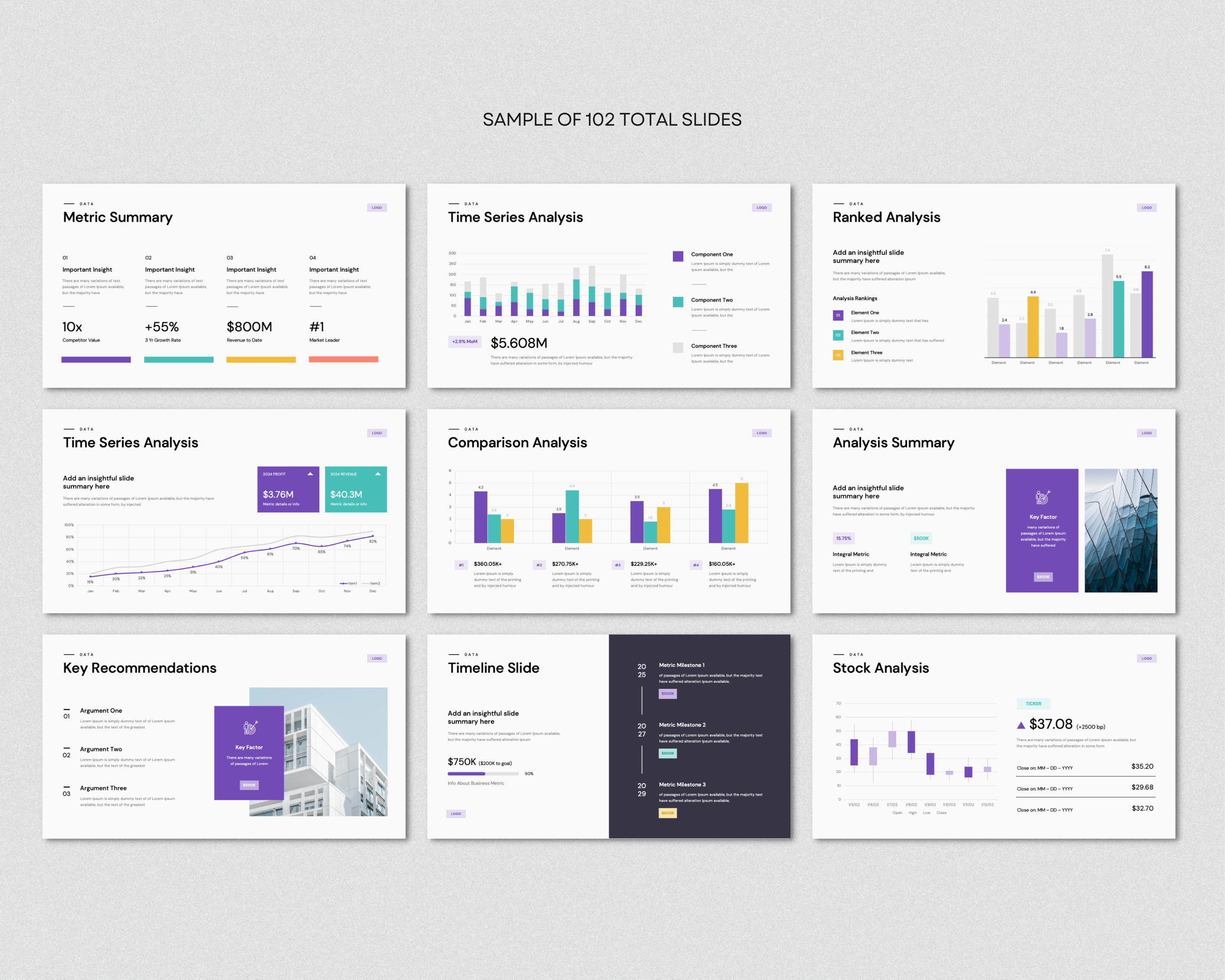 Data Analytics Powerpoint Template (secondary Colors) | Business ...