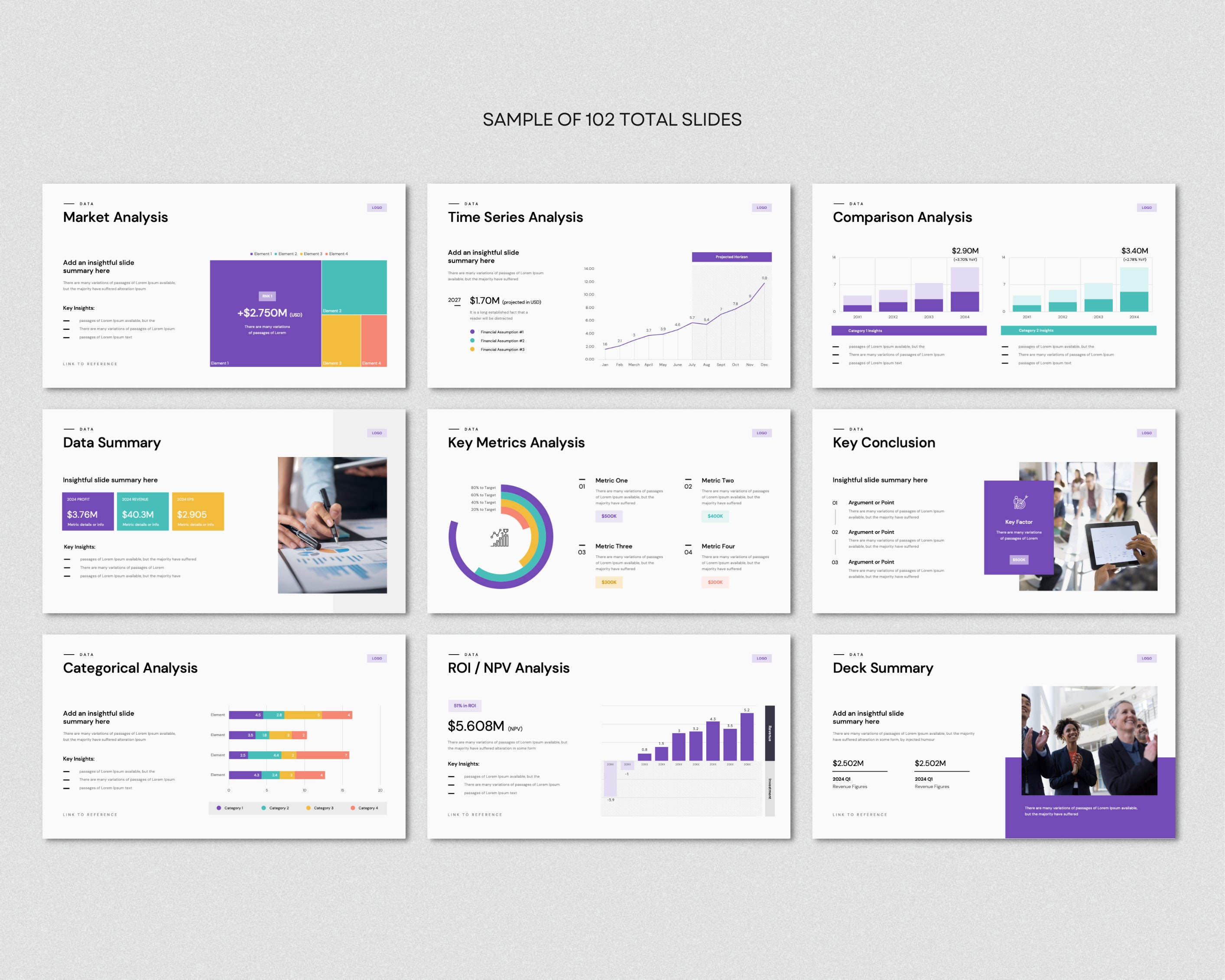 Data Analytics Powerpoint Template (secondary Colors) | Business ...