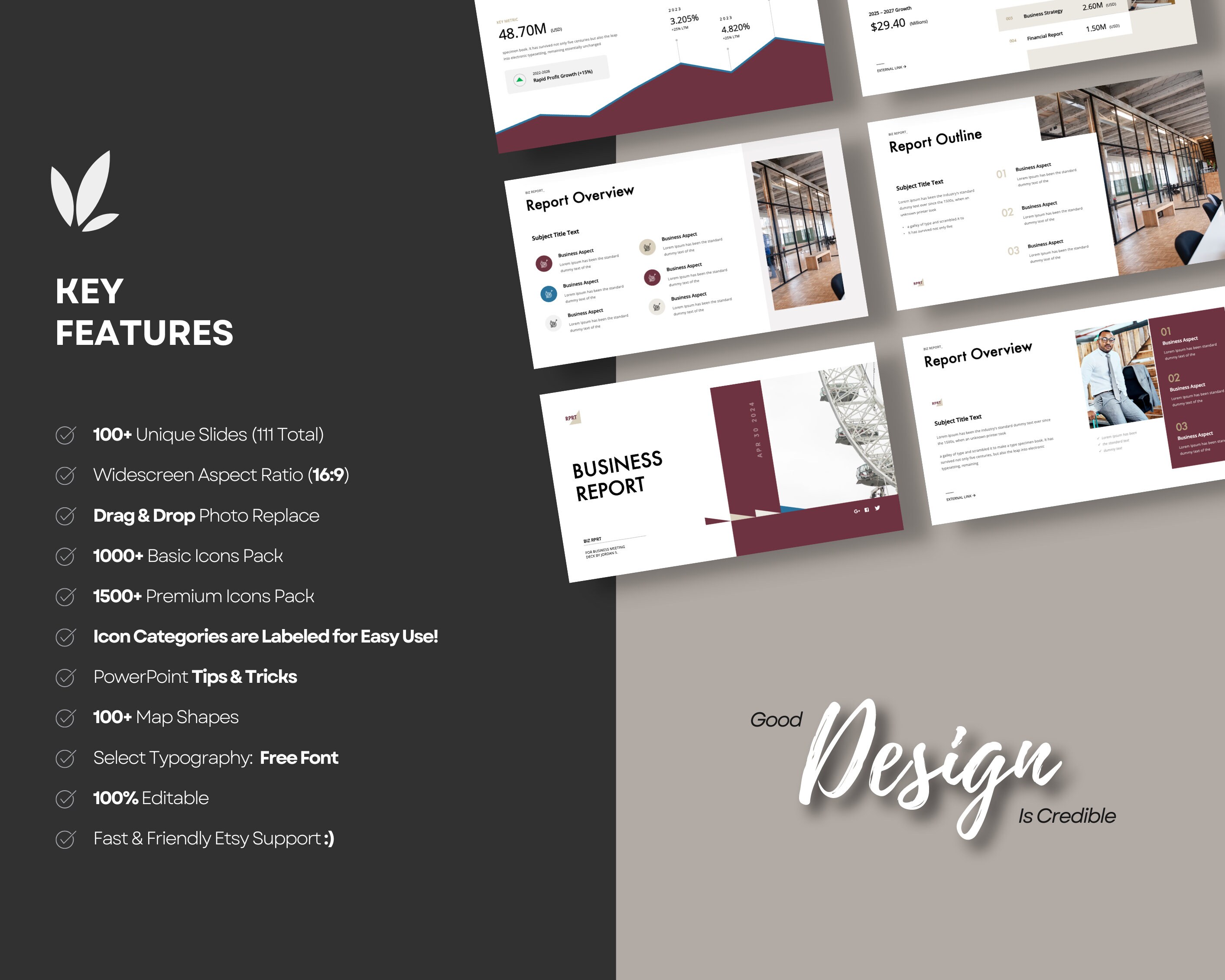 Business Report Powerpoint Presentation | Animated PPT Template ...