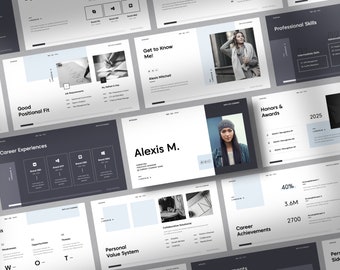 Minimalist Job Interview Powerpoint Template (beige Tint) | Career Resource PPT | Business Slide ...