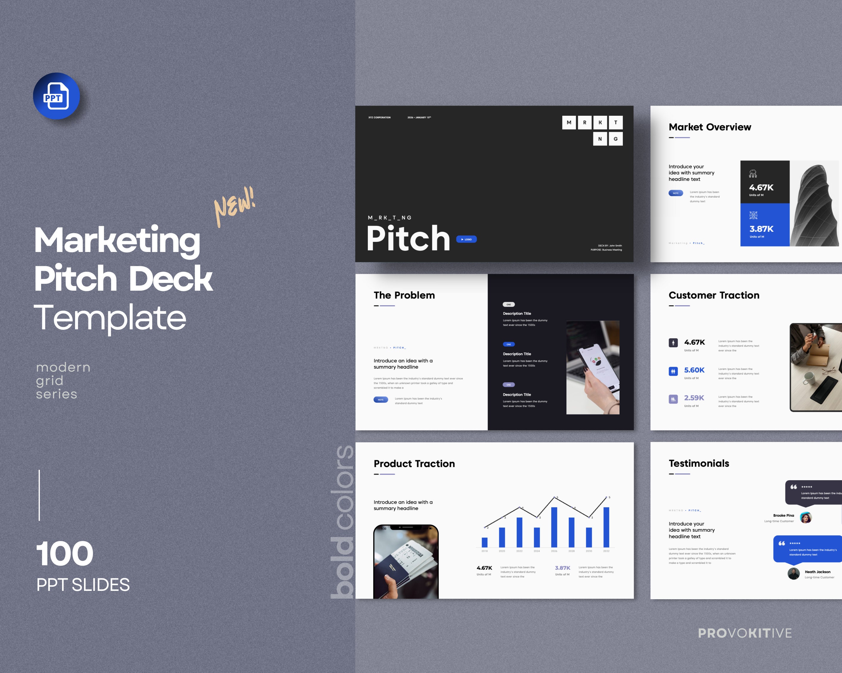 Marketing Pitch Animated Powerpoint Presentation | Modern Business PPT ...