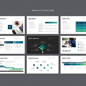 Project Kick-off & Status Report Deck | Project Management | Corporate ...