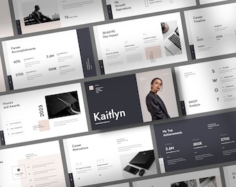 Job Interview Deck Powerpoint Template PPT Template Job Search Resource ...