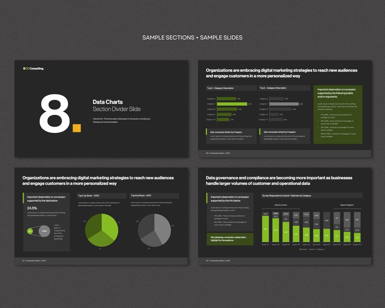 NEW! Consulting Presentation & Toolbox | Professional Layouts + Color ...