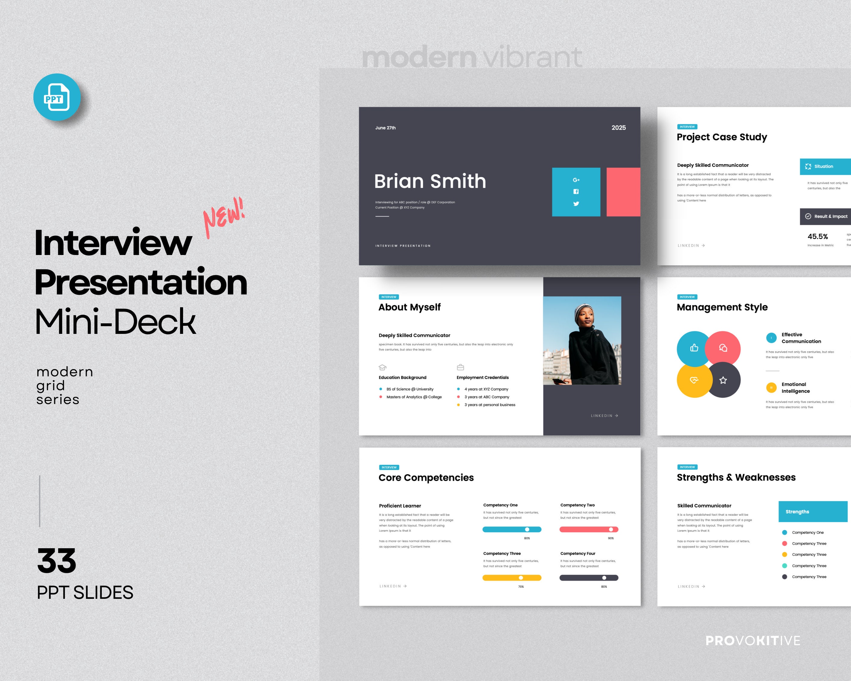 Personal Pitch Presentation | Simple Powerpoint Template | Modern PPT ...