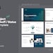 Project Kick-off & Status Report Deck | Project Management | Corporate ...