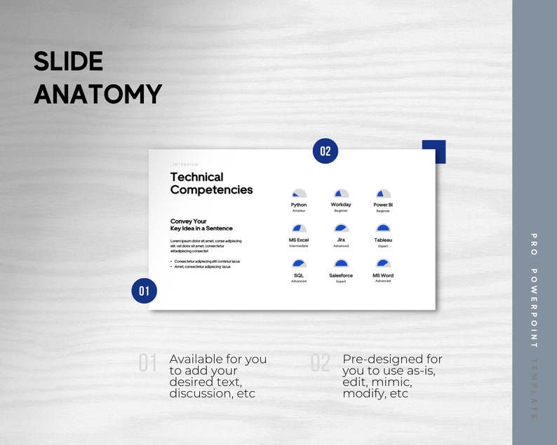 Job Interview Deck Powerpoint Template PPT Template Job Search Resource ...