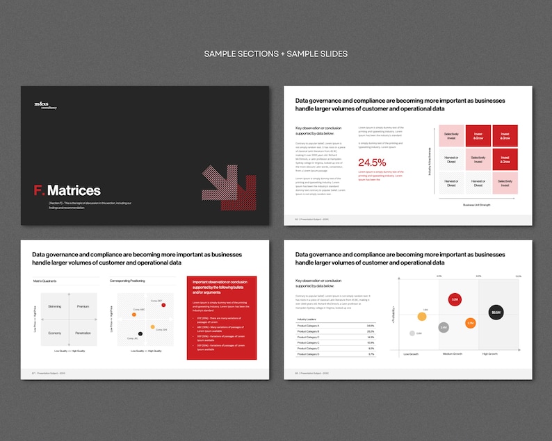 NEW! Consulting Presentation & Toolbox | Professional Layouts + Color ...