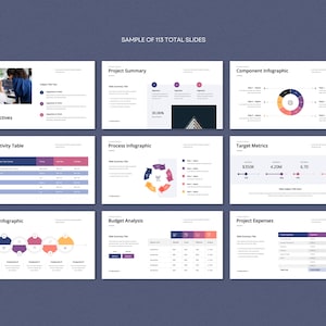 Project Kick-off & Status Report Deck | Project Management | Corporate ...