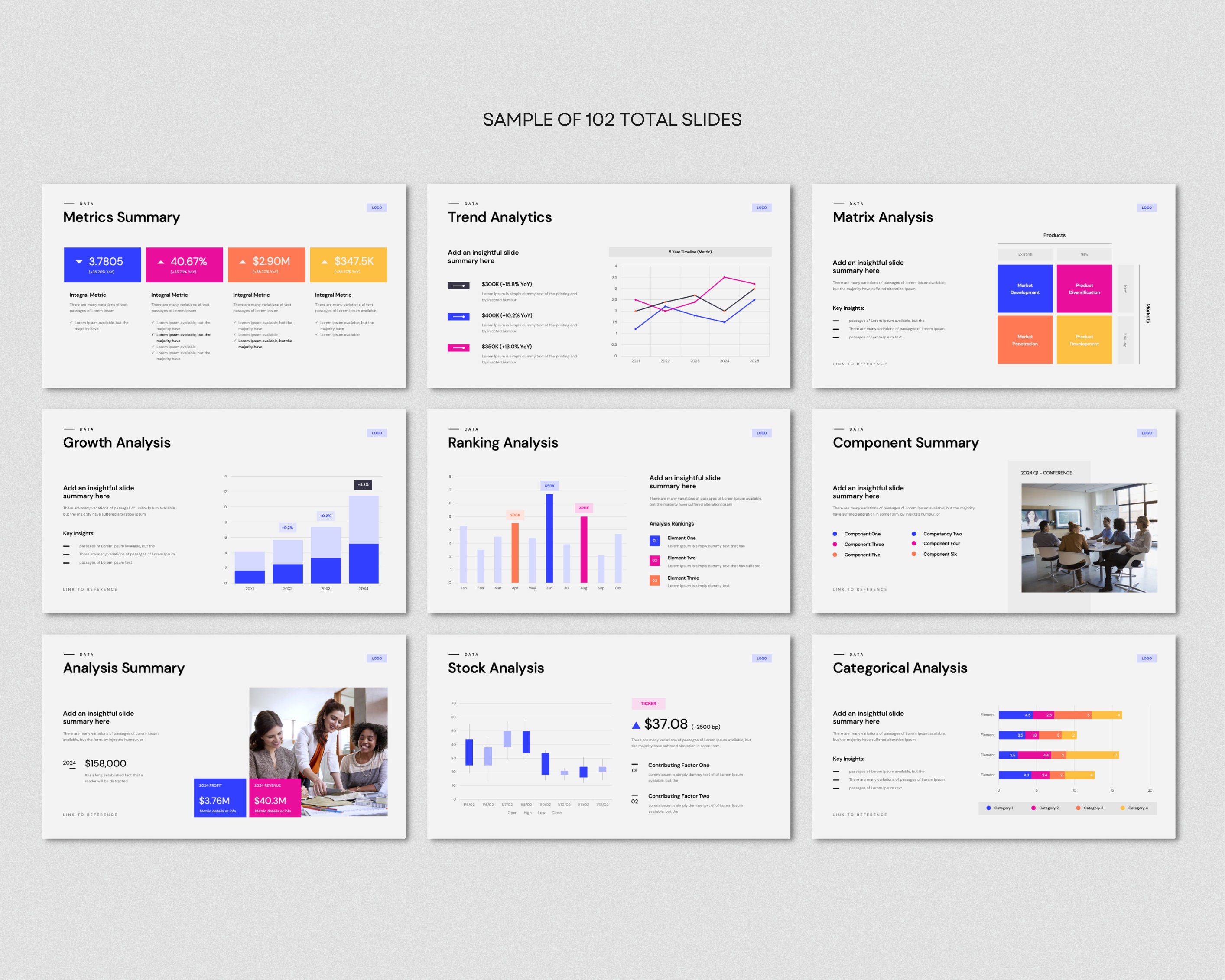 Data Analytics Powerpoint Template (modern Vibrant) | Data Analysis ...