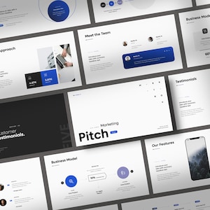 Marketing Pitch Animated Powerpoint Presentation | Modern Business PPT ...
