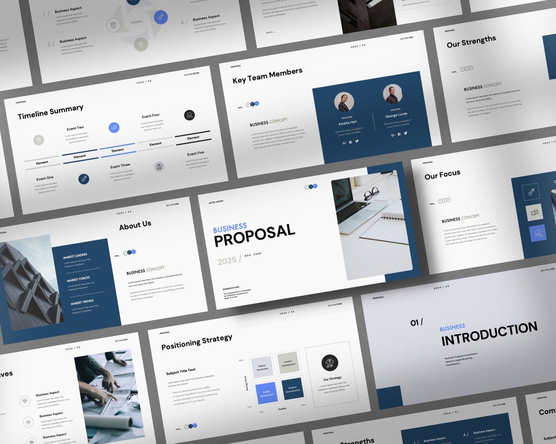Business Project / Brand Proposal Powerpoint Presentation | Animated ...