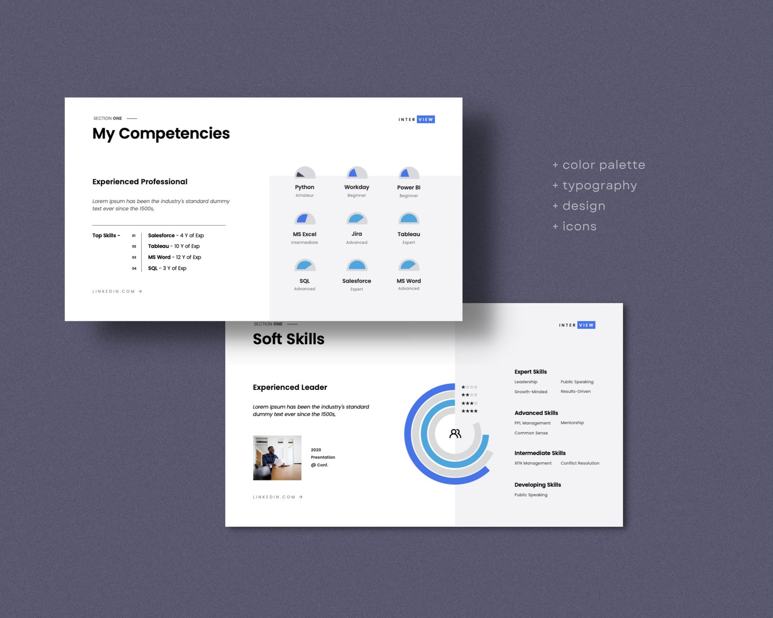 Job Interview Deck | Powerpoint Template | PPT Template | Job Search ...