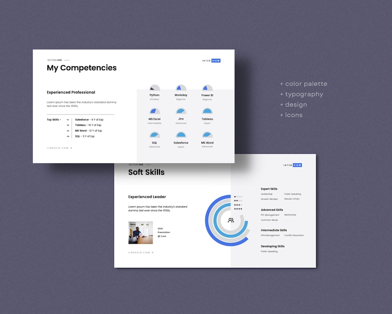 Job Interview Deck | Powerpoint Template | PPT Template | Job Search ...