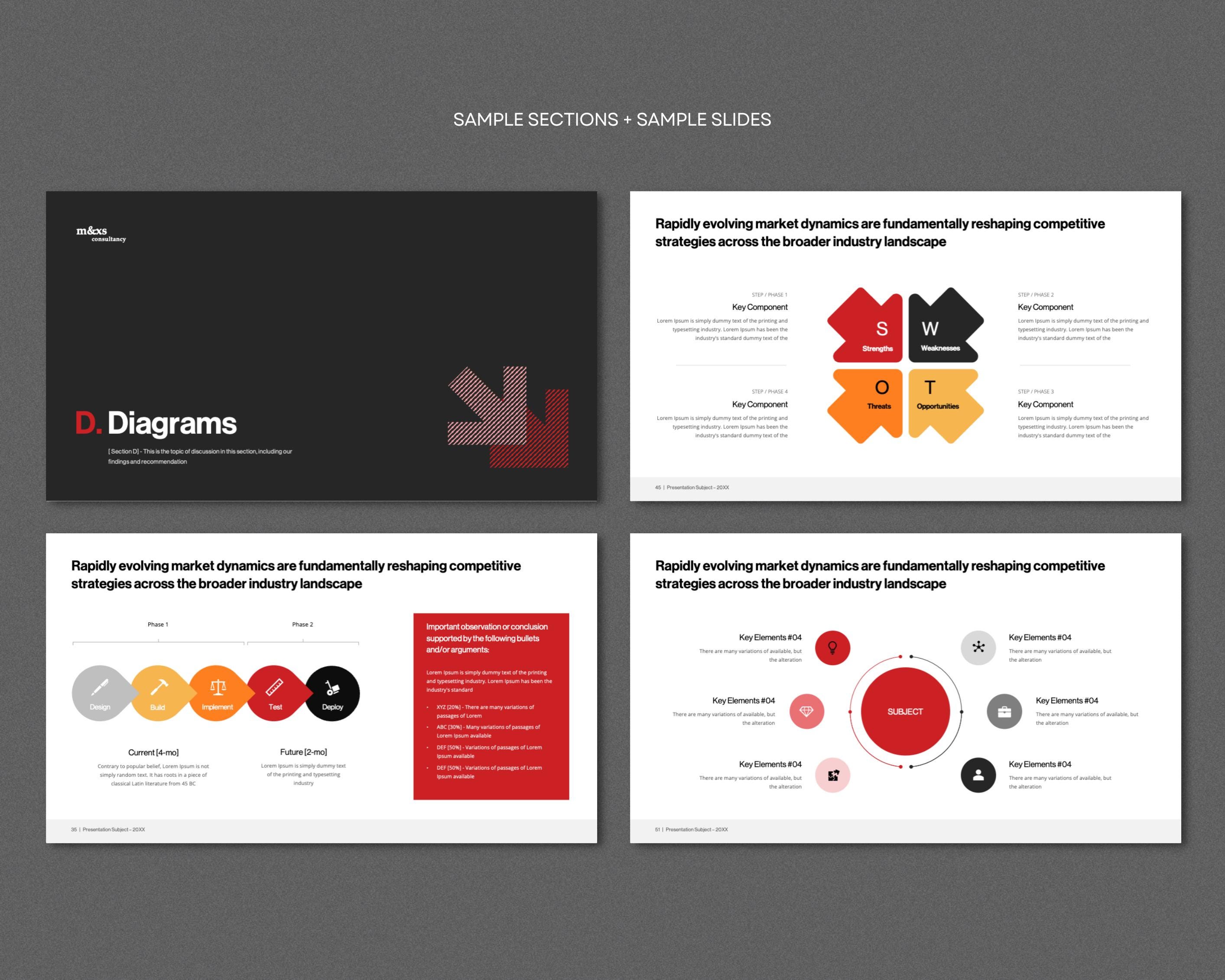 NEW! Consulting Presentation & Toolbox | Professional Layouts + Color ...
