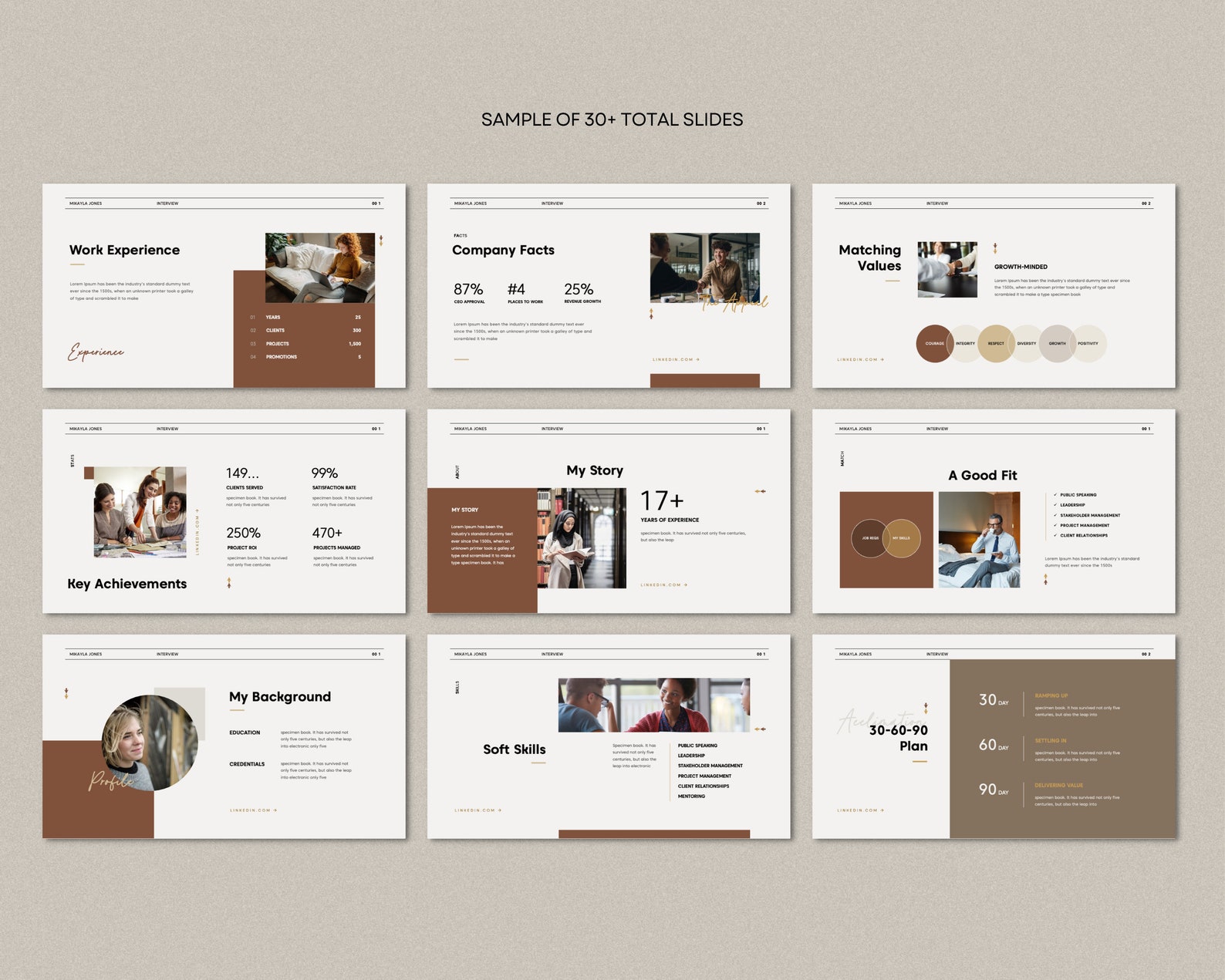 Job Interview Deck | Powerpoint Template | PPT File | Job Search ...
