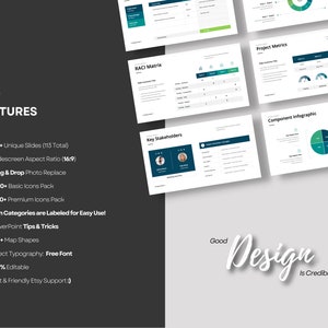 Project Kick-off & Status Report Deck | Project Management | Corporate ...