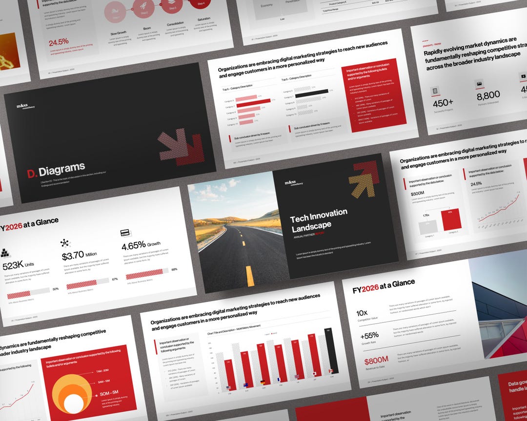 NEW! Consulting Presentation & Toolbox | Professional Layouts + Color ...