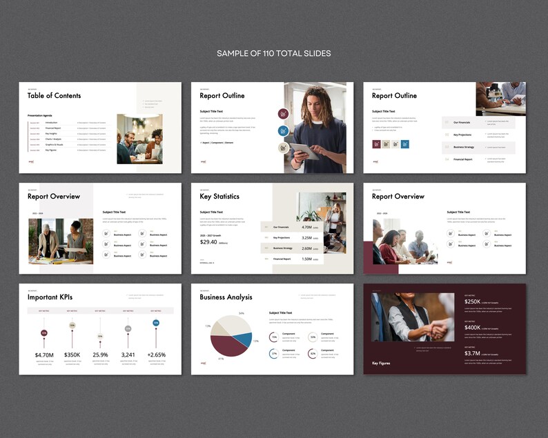 Business Report Powerpoint Presentation | Animated PPT Template ...