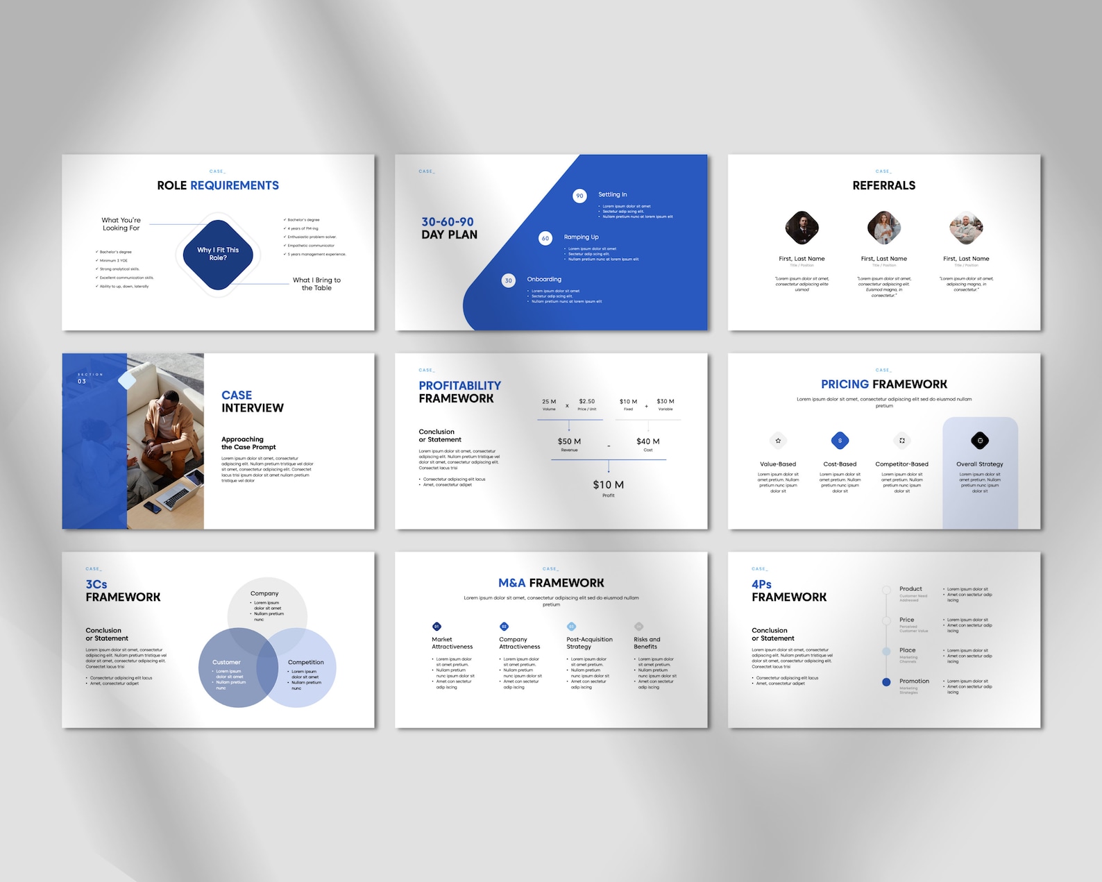 Job Interview Deck | Powerpoint Template | PPT Template | Job Search ...